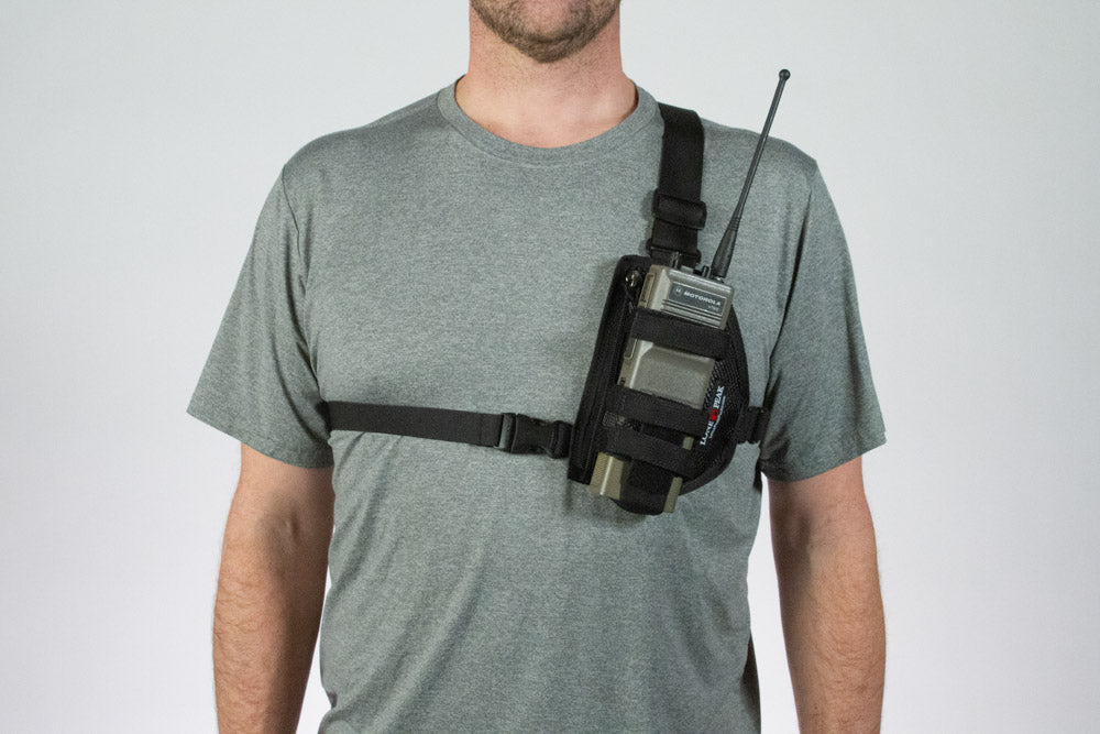 Bandoleer Radio Chest Pack Hands Free Radio Holder